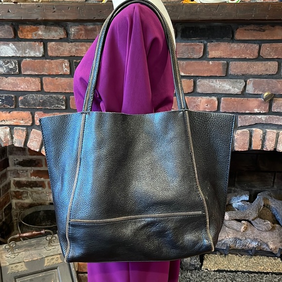 Botkier | Bags | Botkier Soho Tote Black Gold Leather Bag | Poshmark